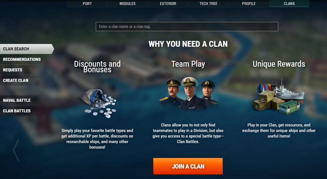Clans - Global wiki. Wargaming.net