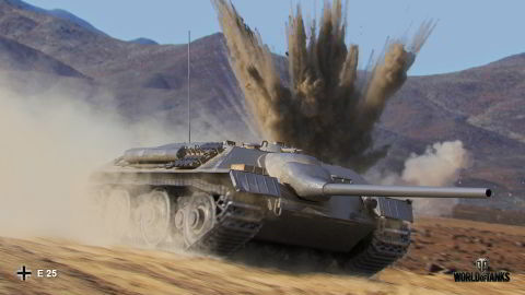 E 25 - обзор, как играть, ТТХ, гайд, советы для ПТ САУ E25 в WoT (Мир ...
